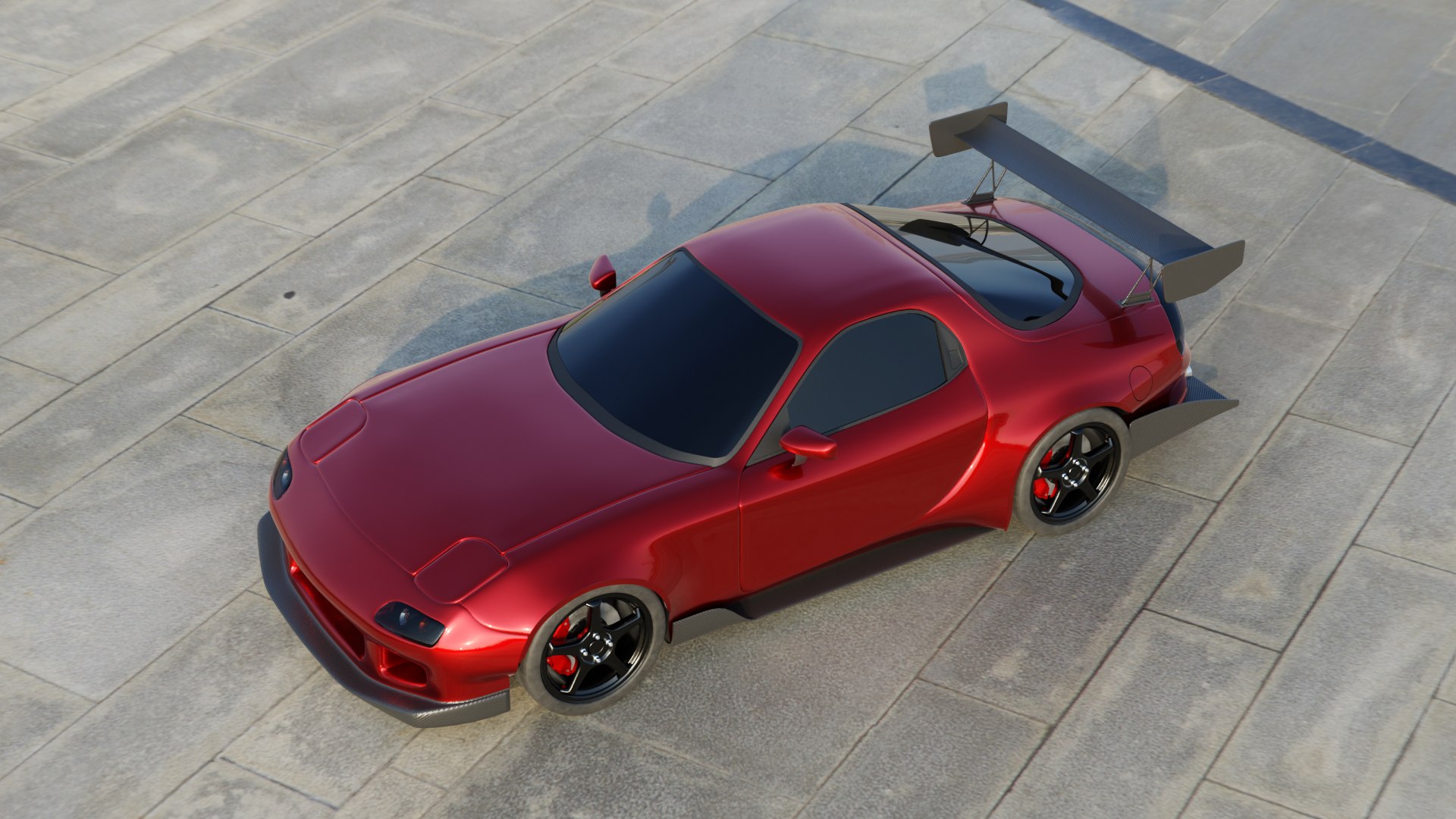 3D Mazda RX-7 Tuned Model - TurboSquid 2008325