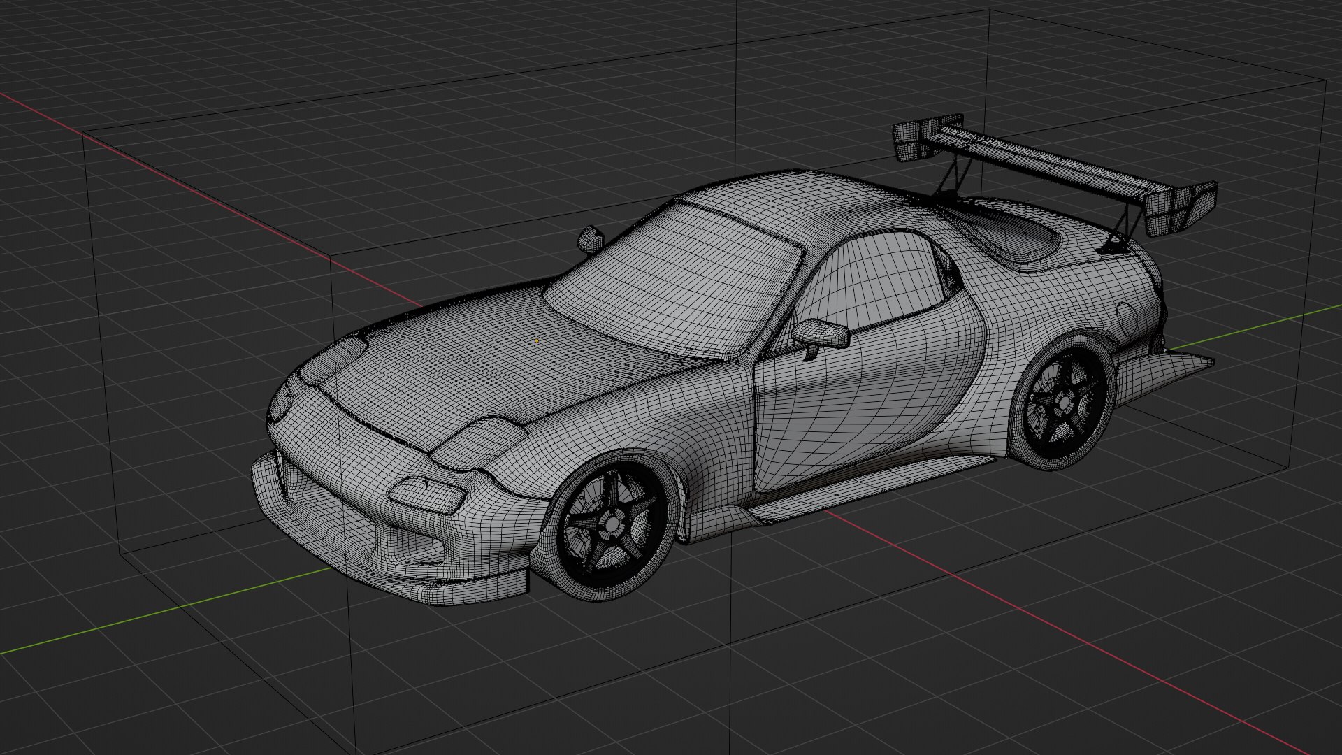 3D Mazda RX-7 Tuned Model - TurboSquid 2008325