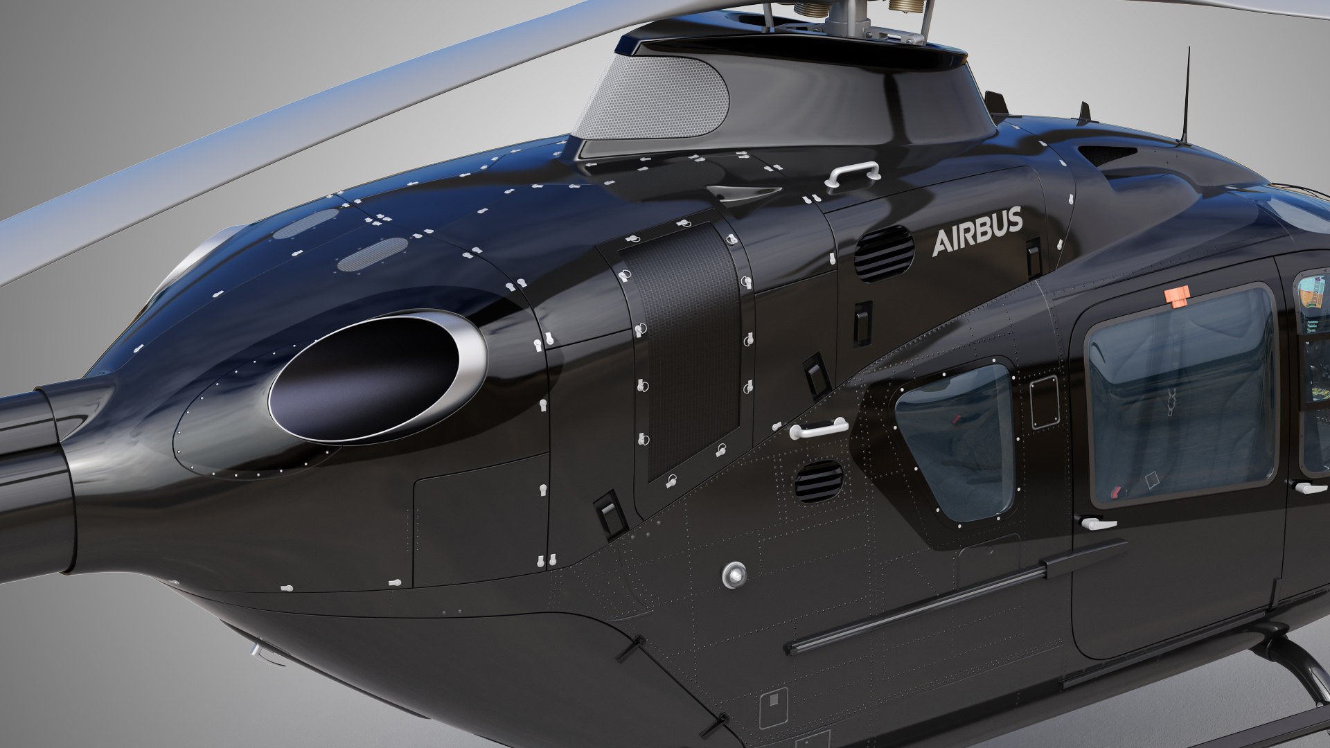 3D airbus helicopter h135 eurocopter ec135 model - TurboSquid 1350030