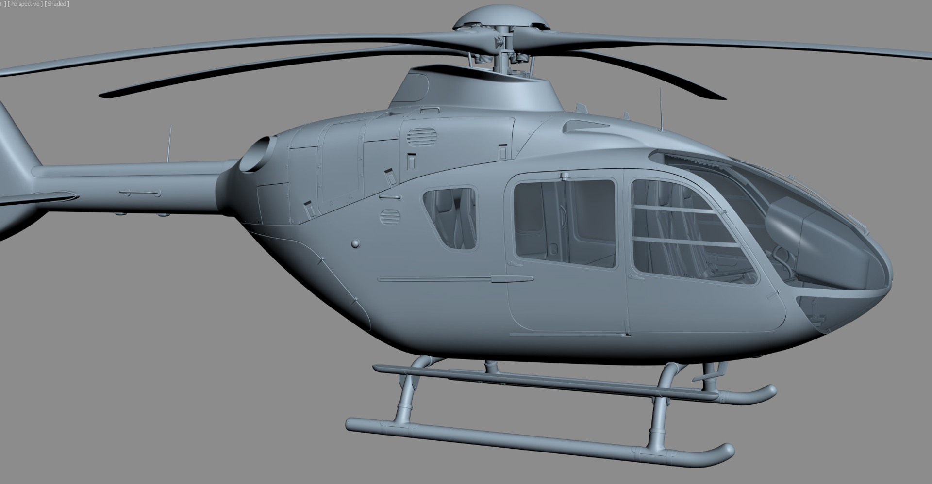 3D airbus helicopter h135 eurocopter ec135 model - TurboSquid 1350030