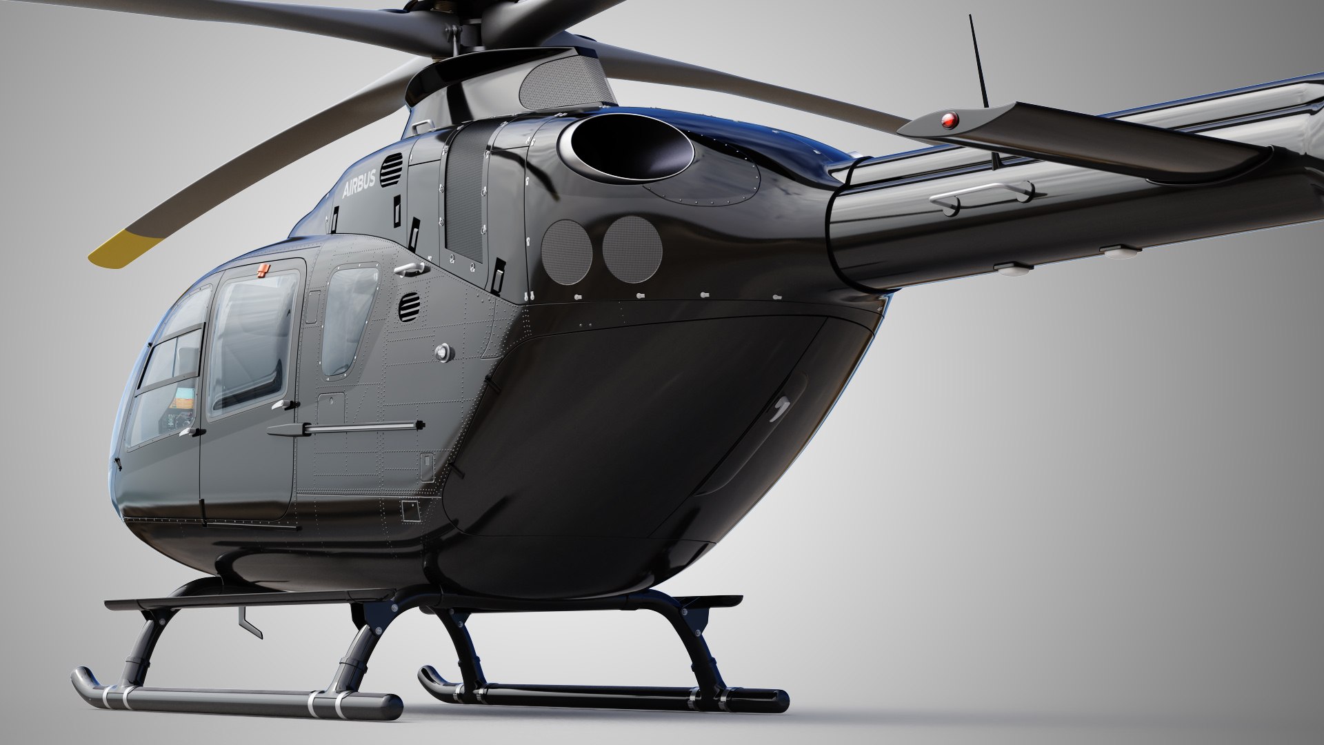 3D airbus helicopter h135 eurocopter ec135 model - TurboSquid 1350030