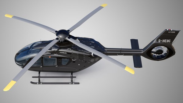 3D airbus helicopter h135 eurocopter ec135 model - TurboSquid 1350030