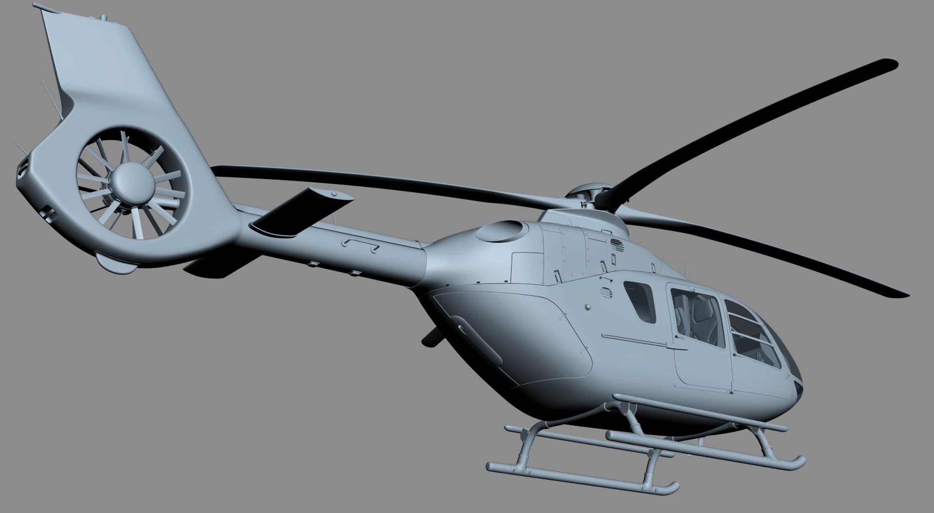 3D airbus helicopter h135 eurocopter ec135 model - TurboSquid 1350030