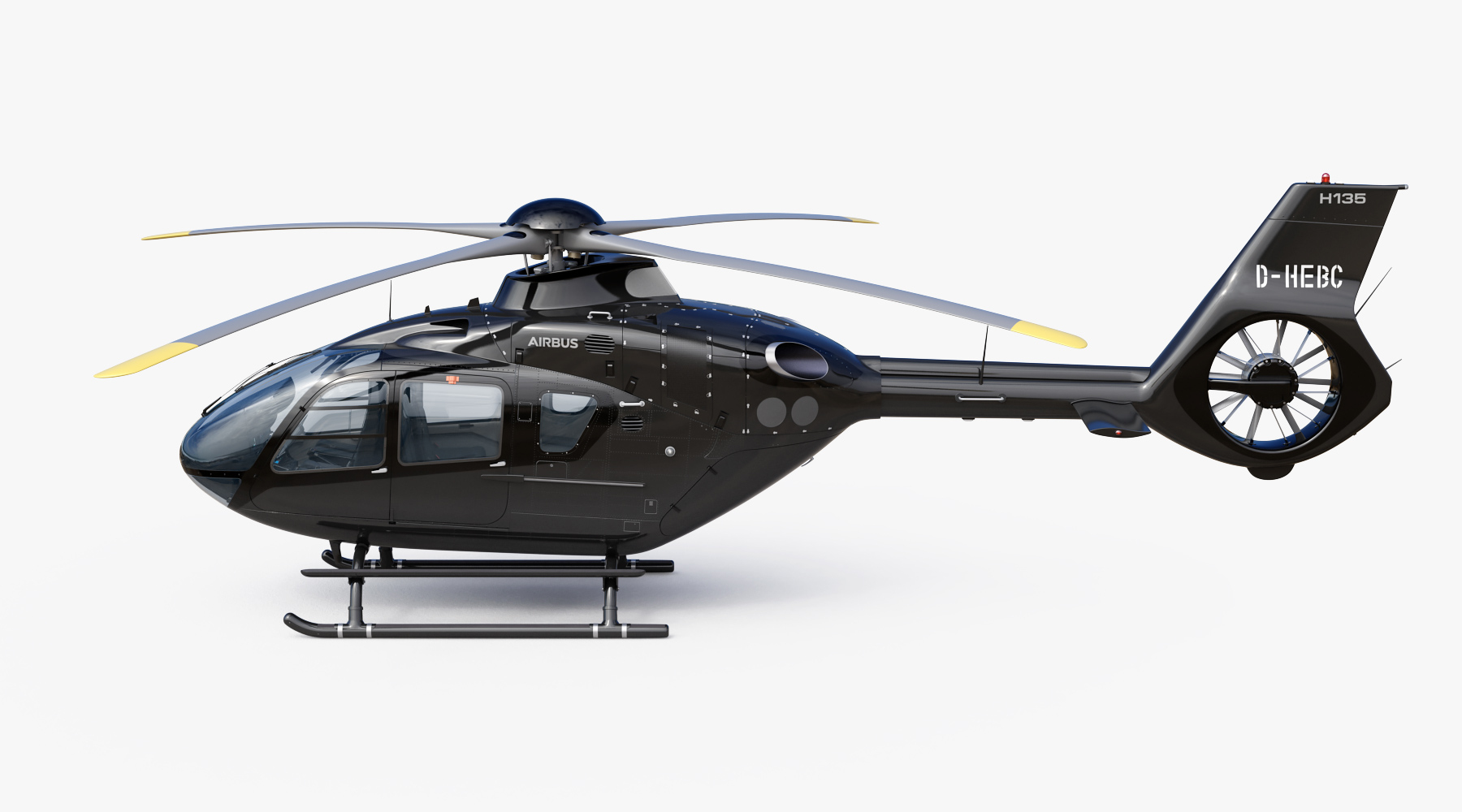 3D airbus helicopter h135 eurocopter ec135 model - TurboSquid 1350030