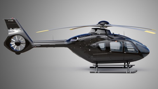 3D airbus helicopter h135 eurocopter ec135 model - TurboSquid 1350030