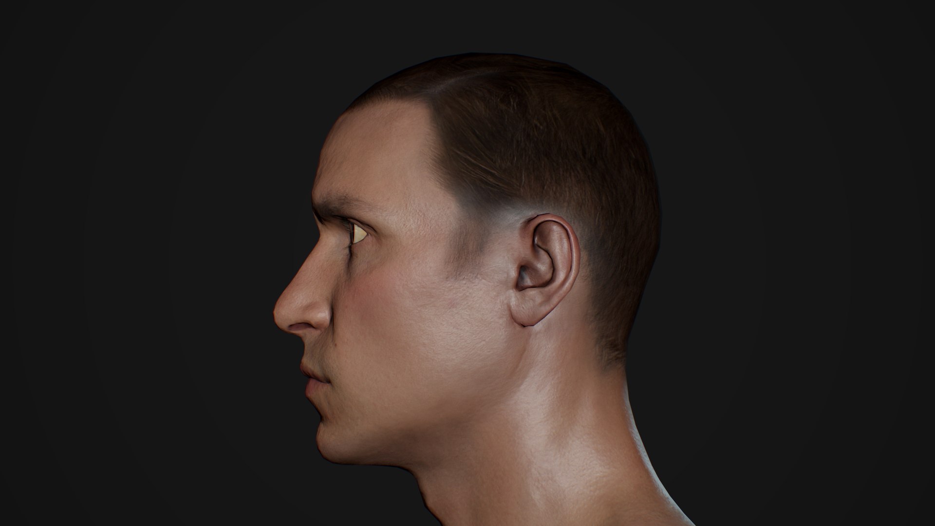 3D Male Head Model - TurboSquid 1538989