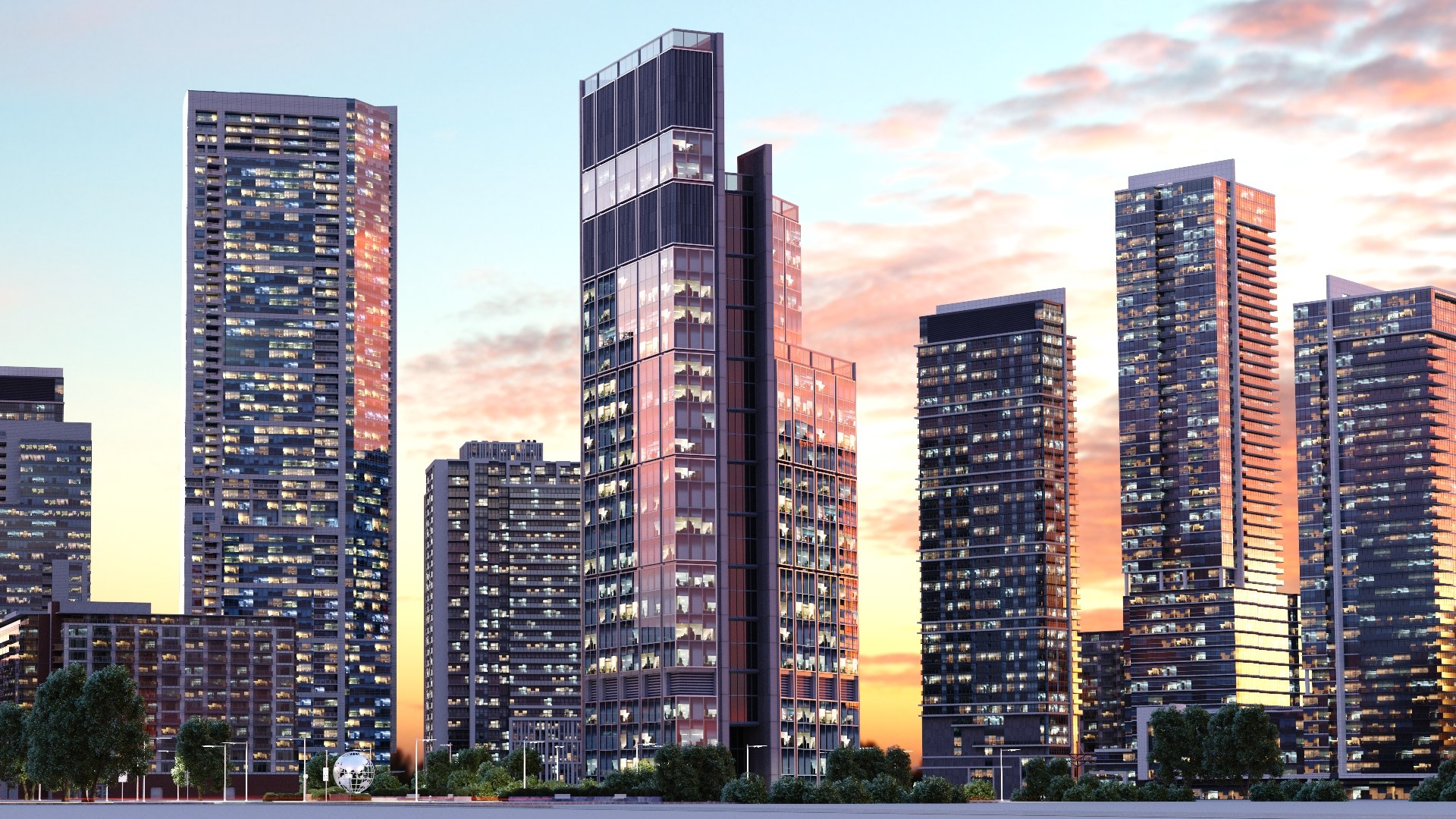 Varso Tower V4 3D Model - TurboSquid 1978125