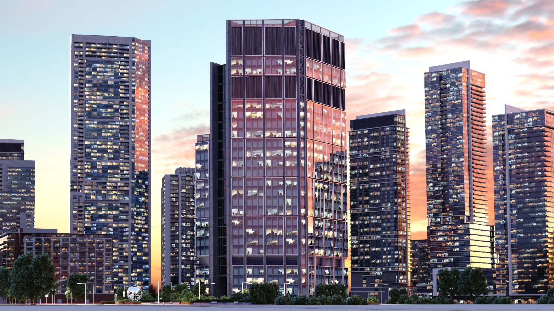 Varso Tower V4 3D Model - TurboSquid 1978125