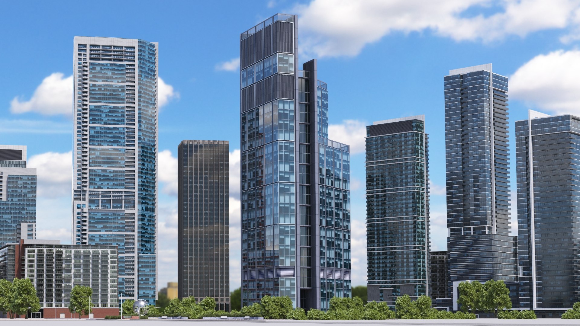 Varso Tower V4 3D Model - TurboSquid 1978125