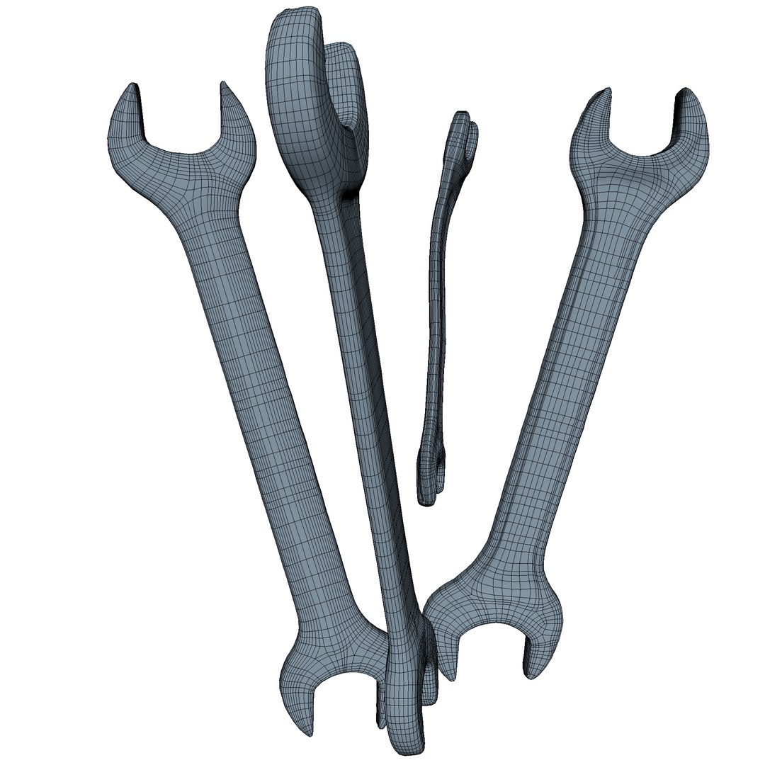 3D wrench tool - TurboSquid 1237526