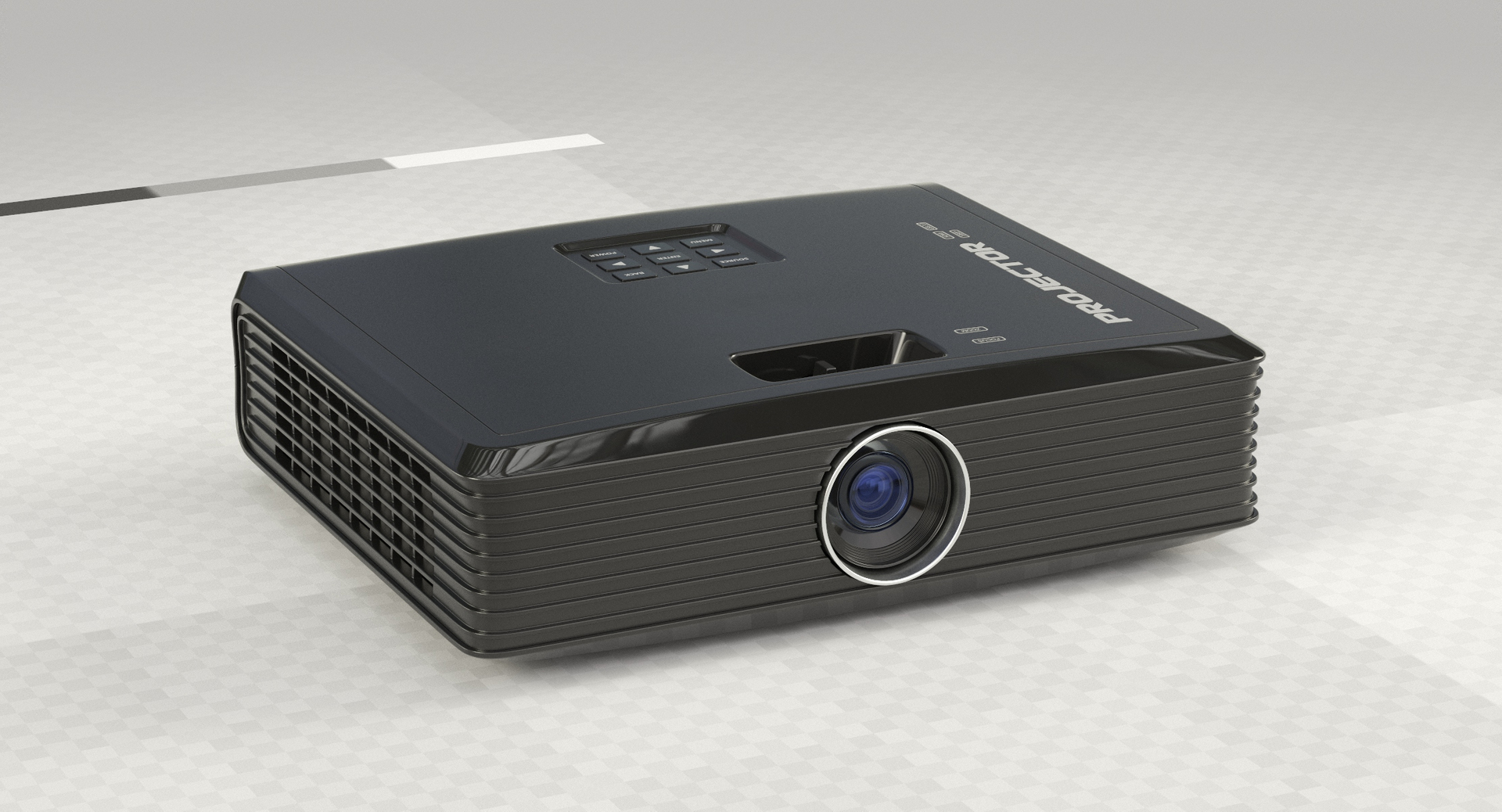 Projector Film Presentation 3D Model - TurboSquid 1484076