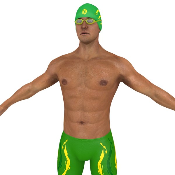 Swimmer man 3D model - TurboSquid 1285372