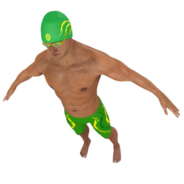 Swimmer man 3D model - TurboSquid 1285372