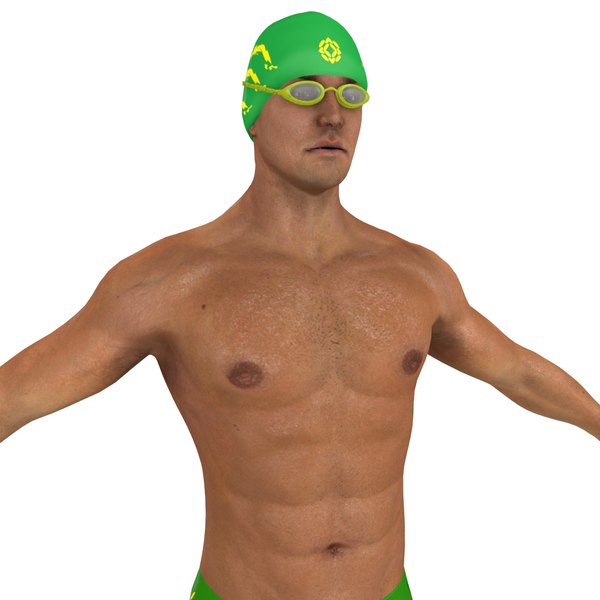 Swimmer man 3D model - TurboSquid 1285372