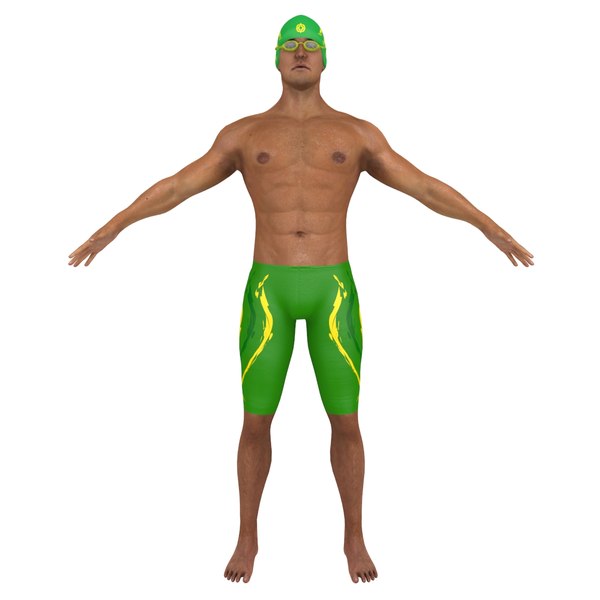 Swimmer man 3D model - TurboSquid 1285372