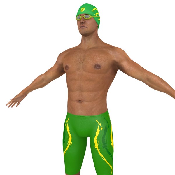 Swimmer man 3D model - TurboSquid 1285372