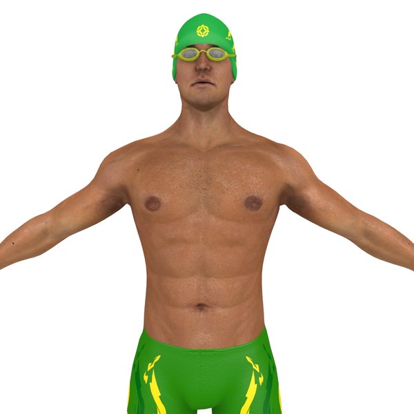 Swimmer man 3D model - TurboSquid 1285372
