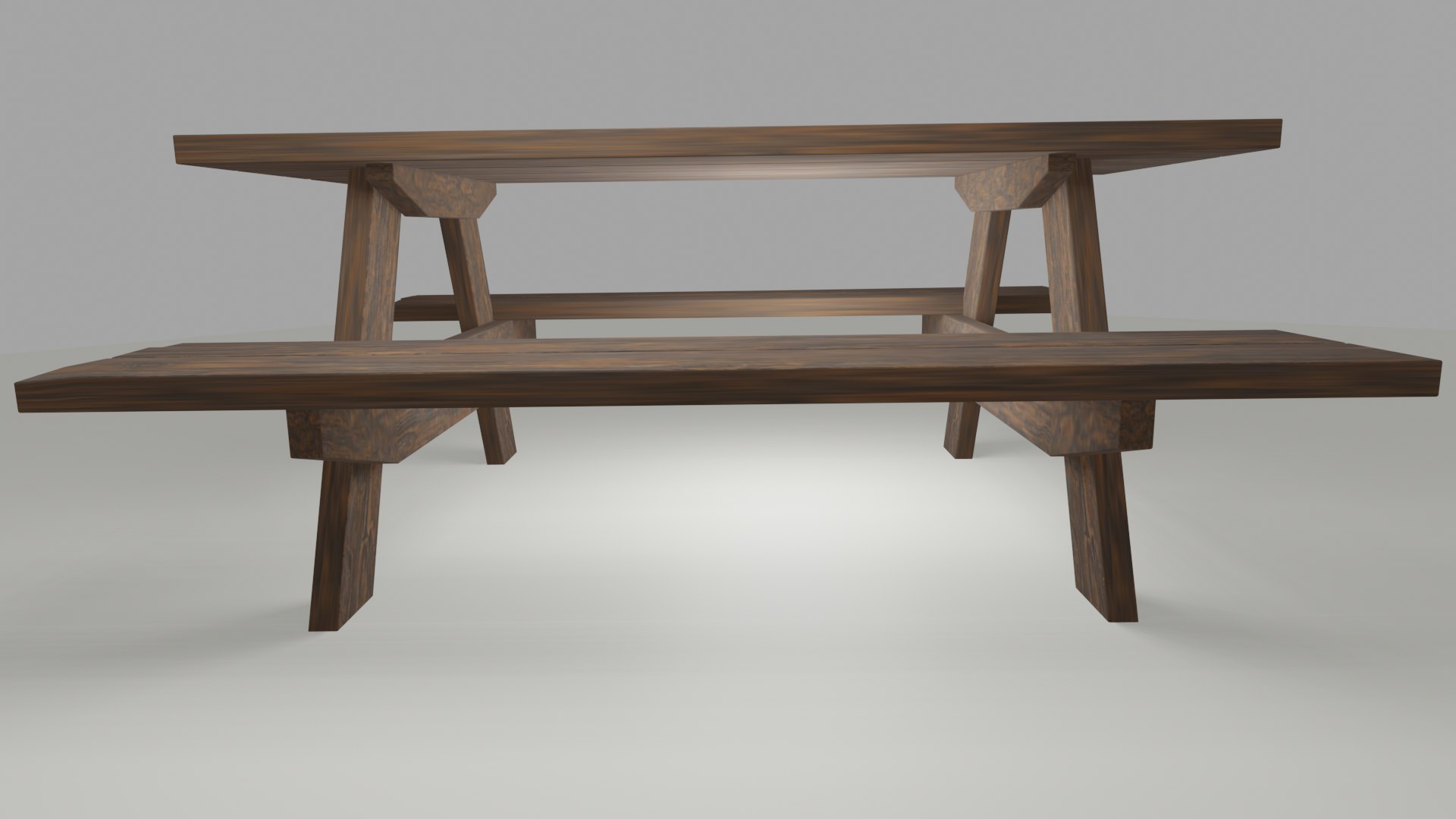 Free 3D Picnic Table Model - TurboSquid 1967184