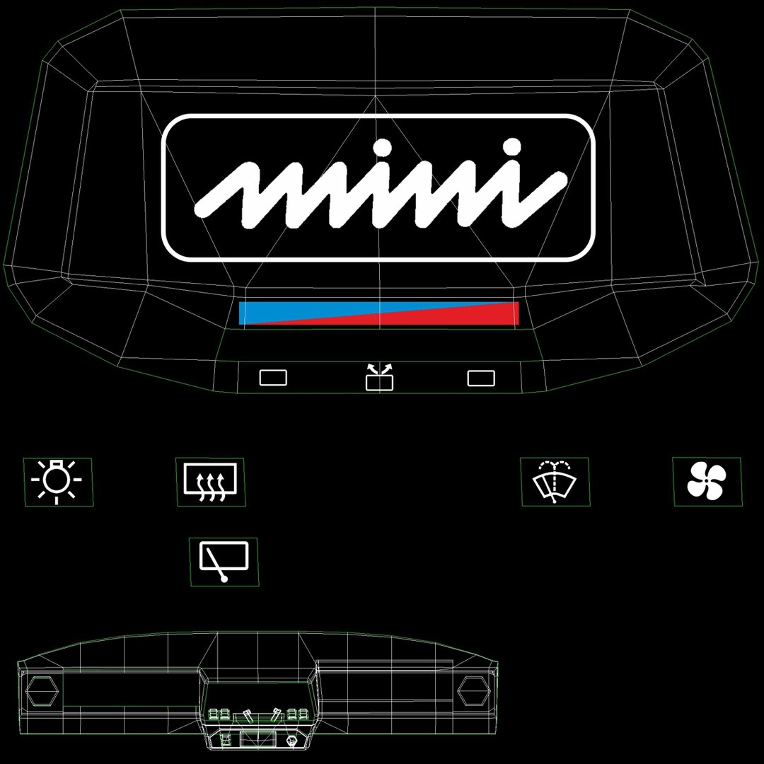 3D Innocenti Mini 90 - - TurboSquid 1295531