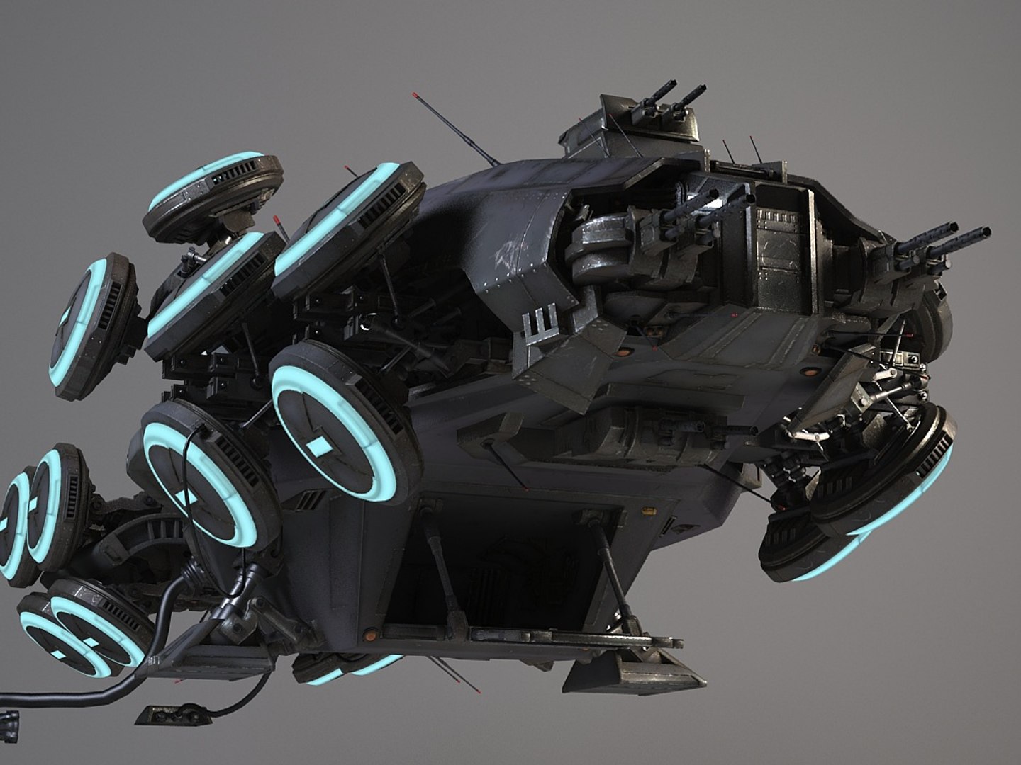 3d Movie Space Ship Model