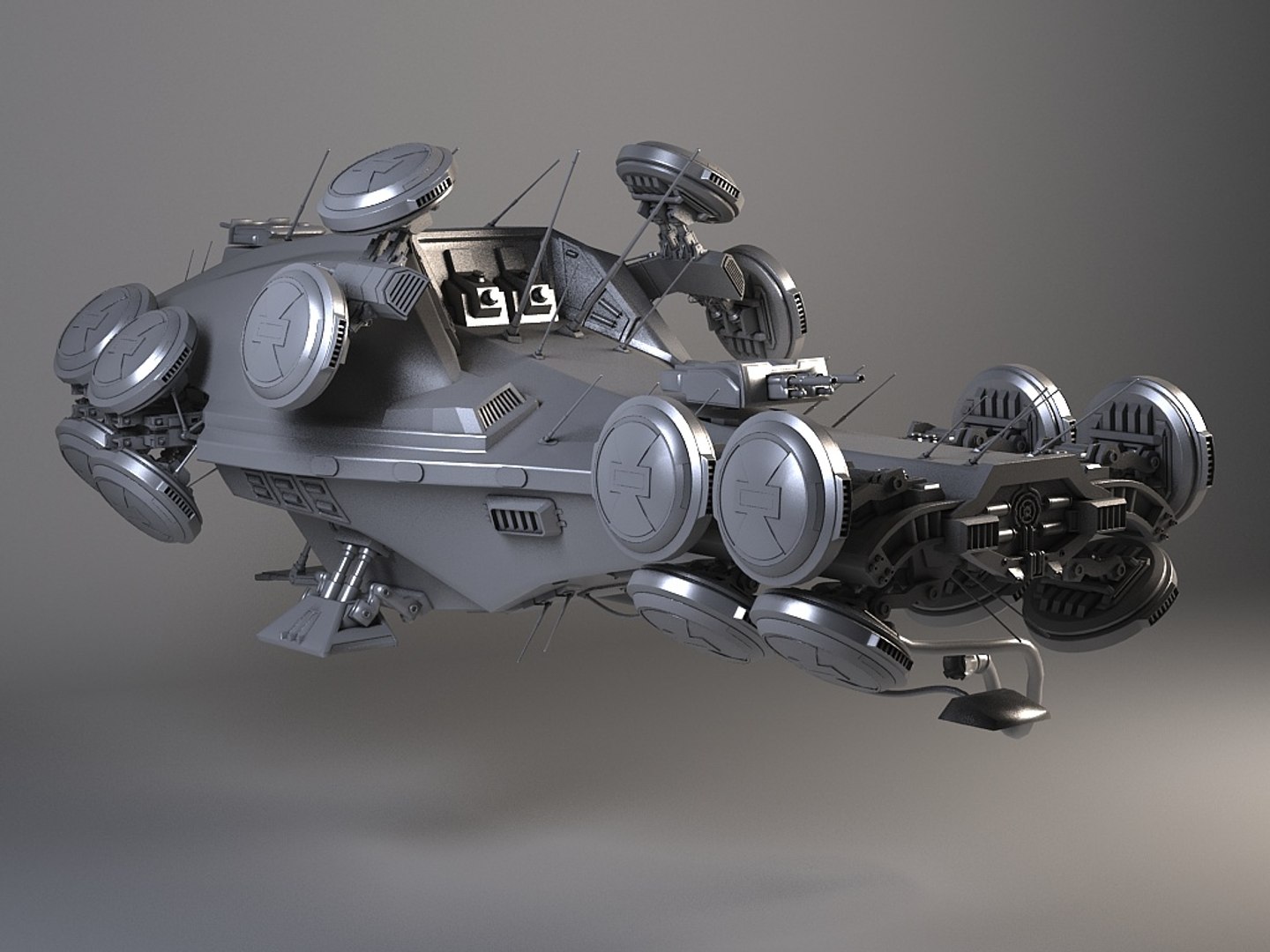 3d Movie Space Ship Model