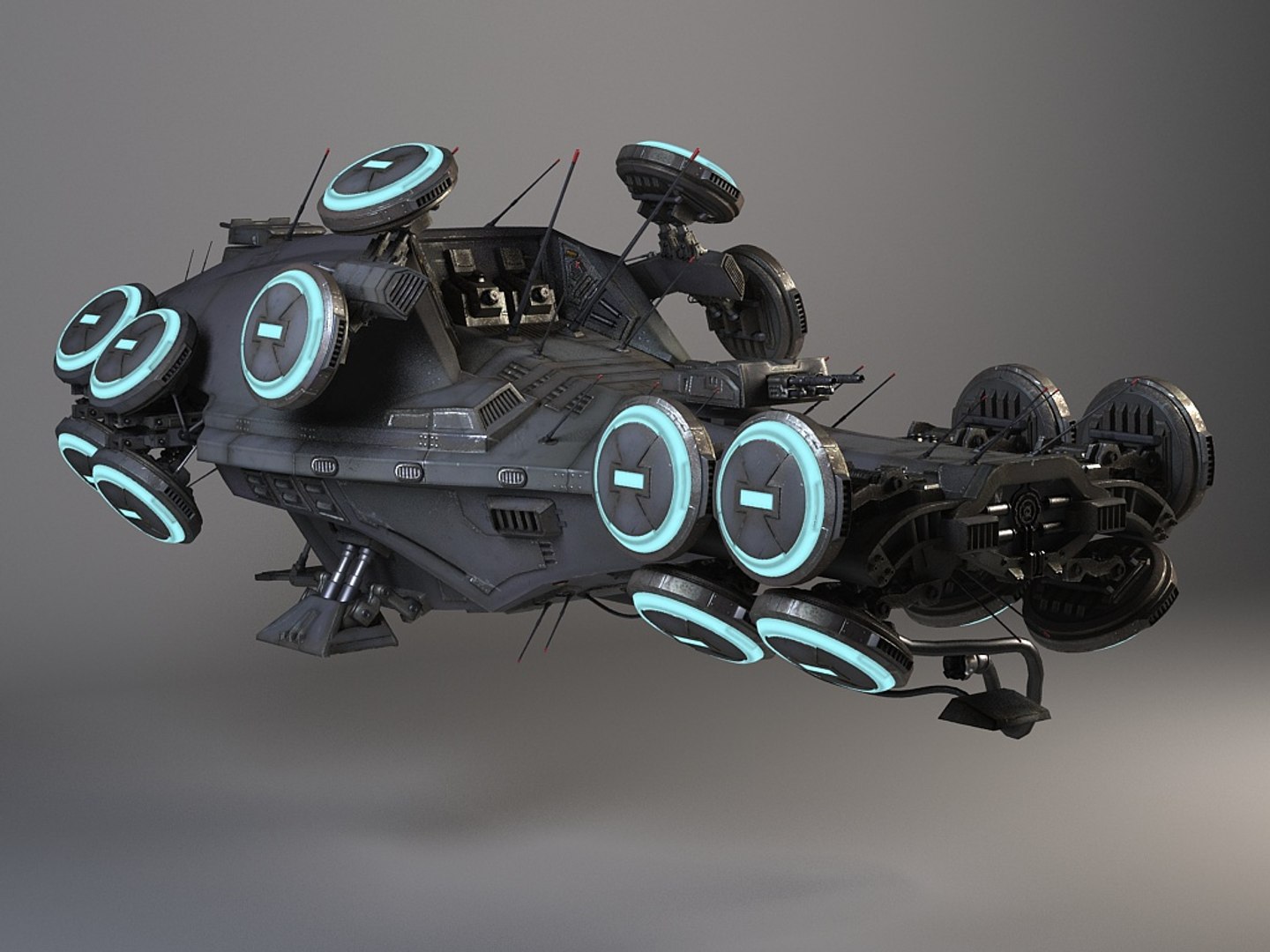 3d Movie Space Ship Model