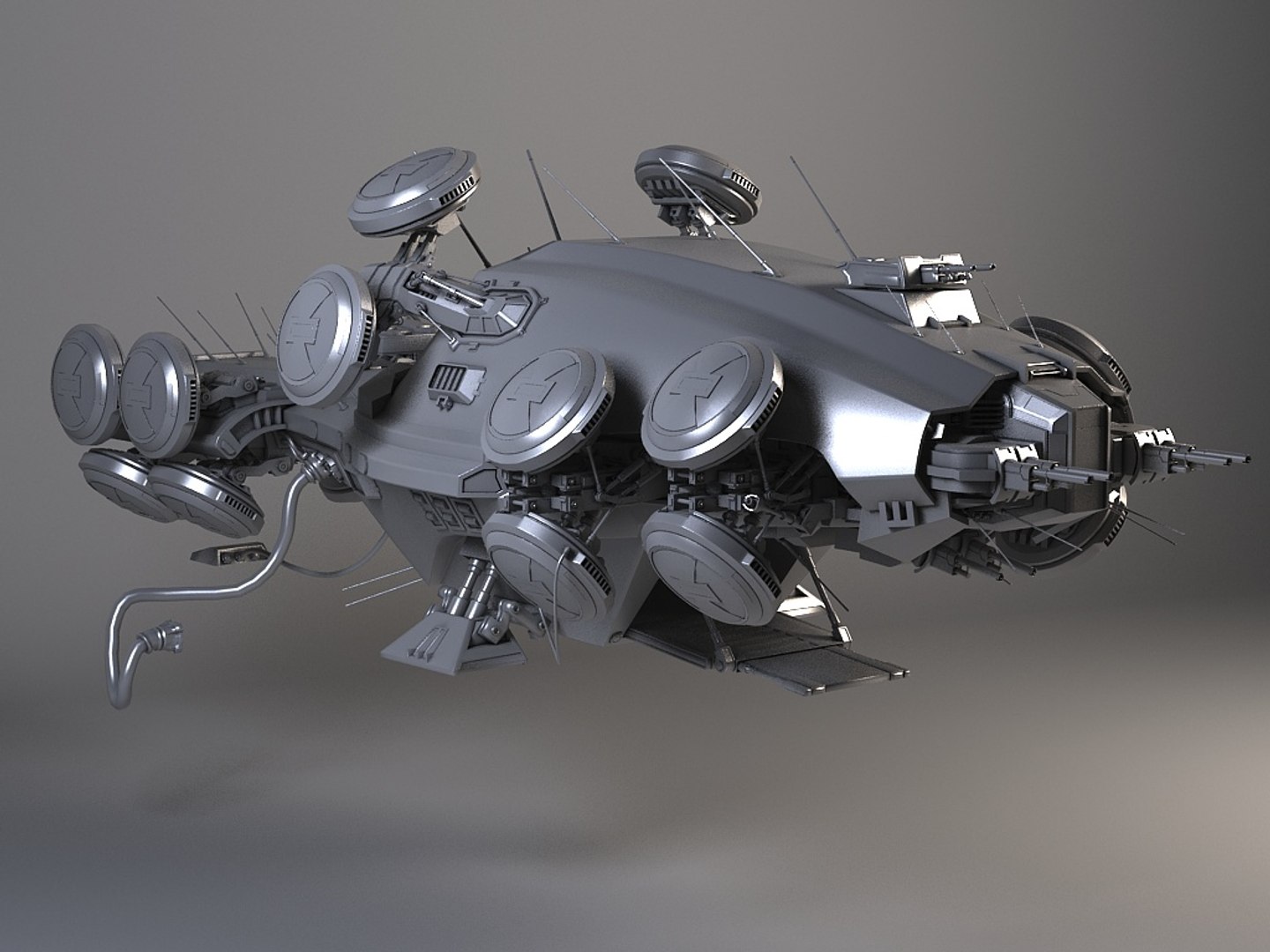 3d Movie Space Ship Model