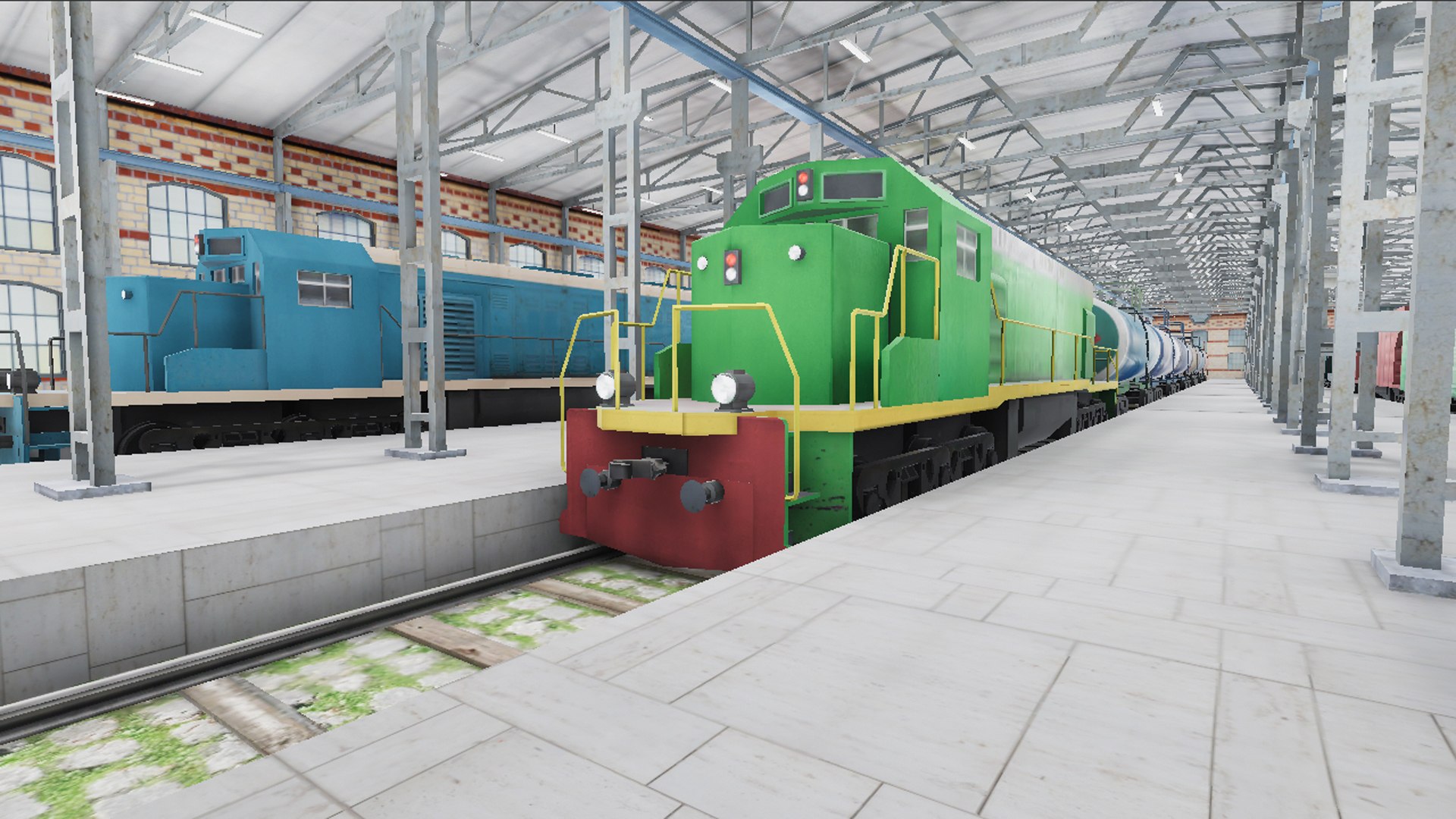 3D Subway Stations And Railway Trains Collection Model - TurboSquid 2388455