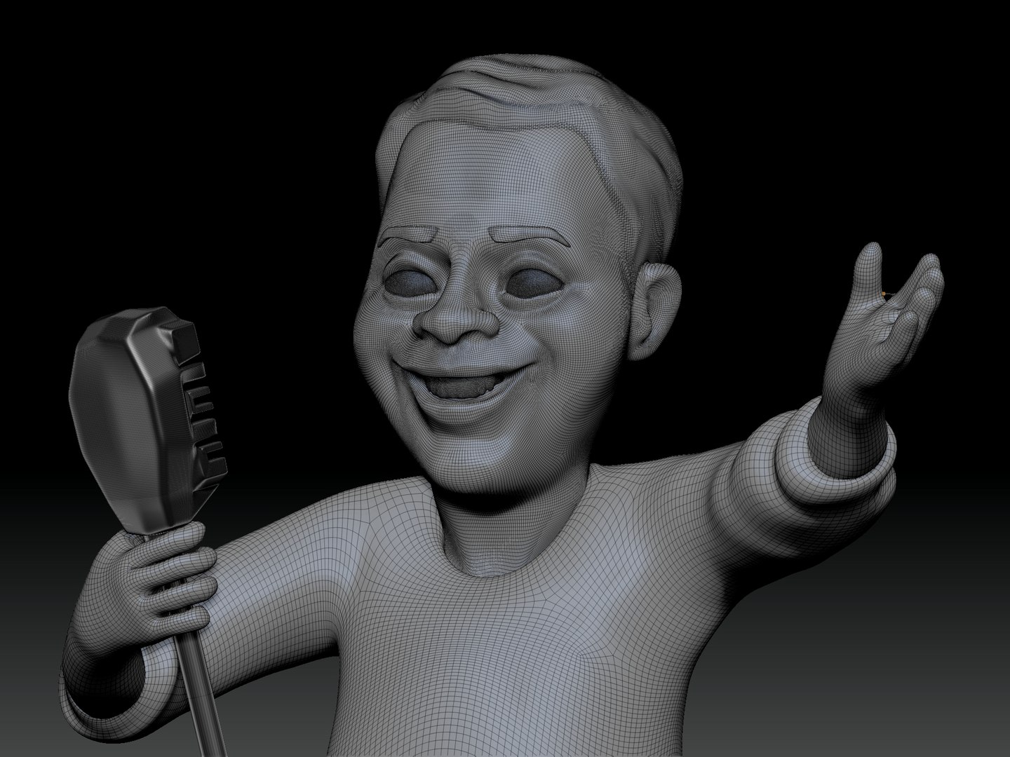 3D The Singer - TurboSquid 1863753