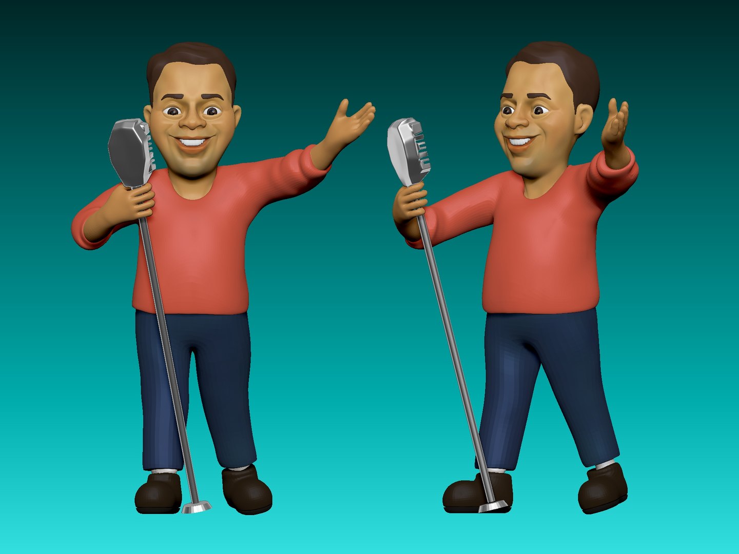 3D The Singer - TurboSquid 1863753