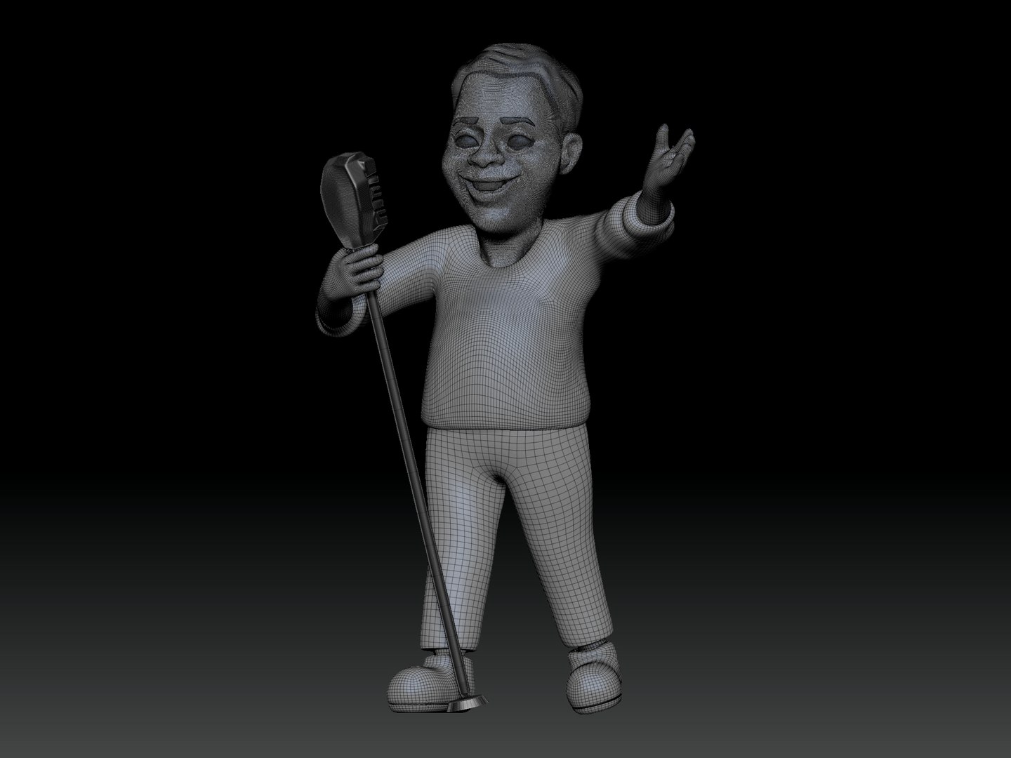 3D The Singer - TurboSquid 1863753