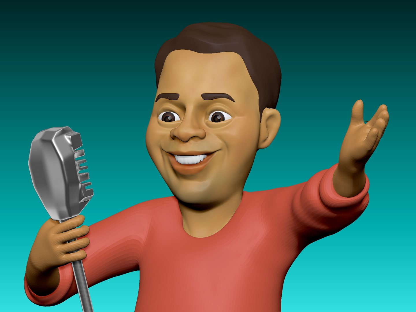 3D The Singer - TurboSquid 1863753