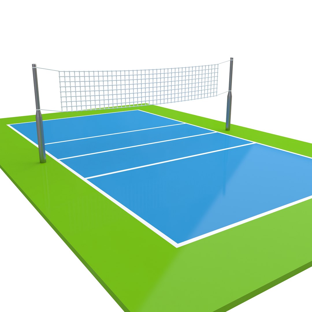 3D Model Volleyball Court Collection - TurboSquid 2257989