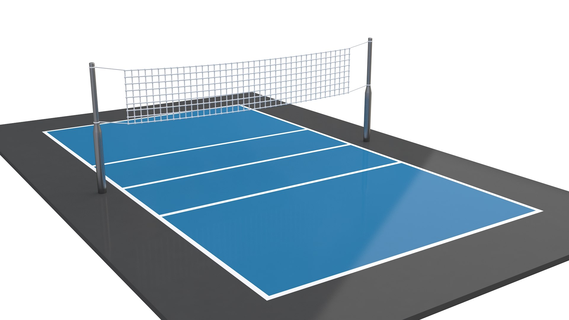 3D Model Volleyball Court Collection - TurboSquid 2257989
