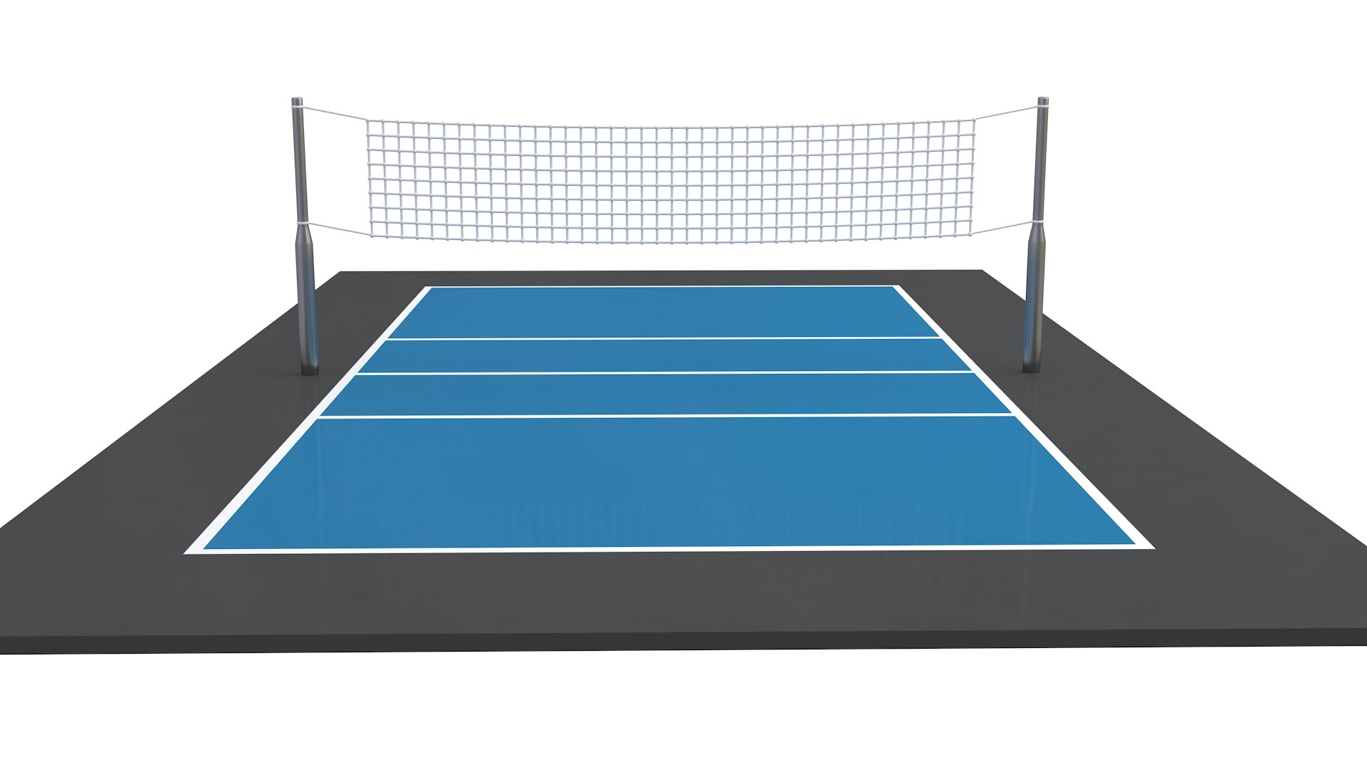 3D Model Volleyball Court Collection - TurboSquid 2257989