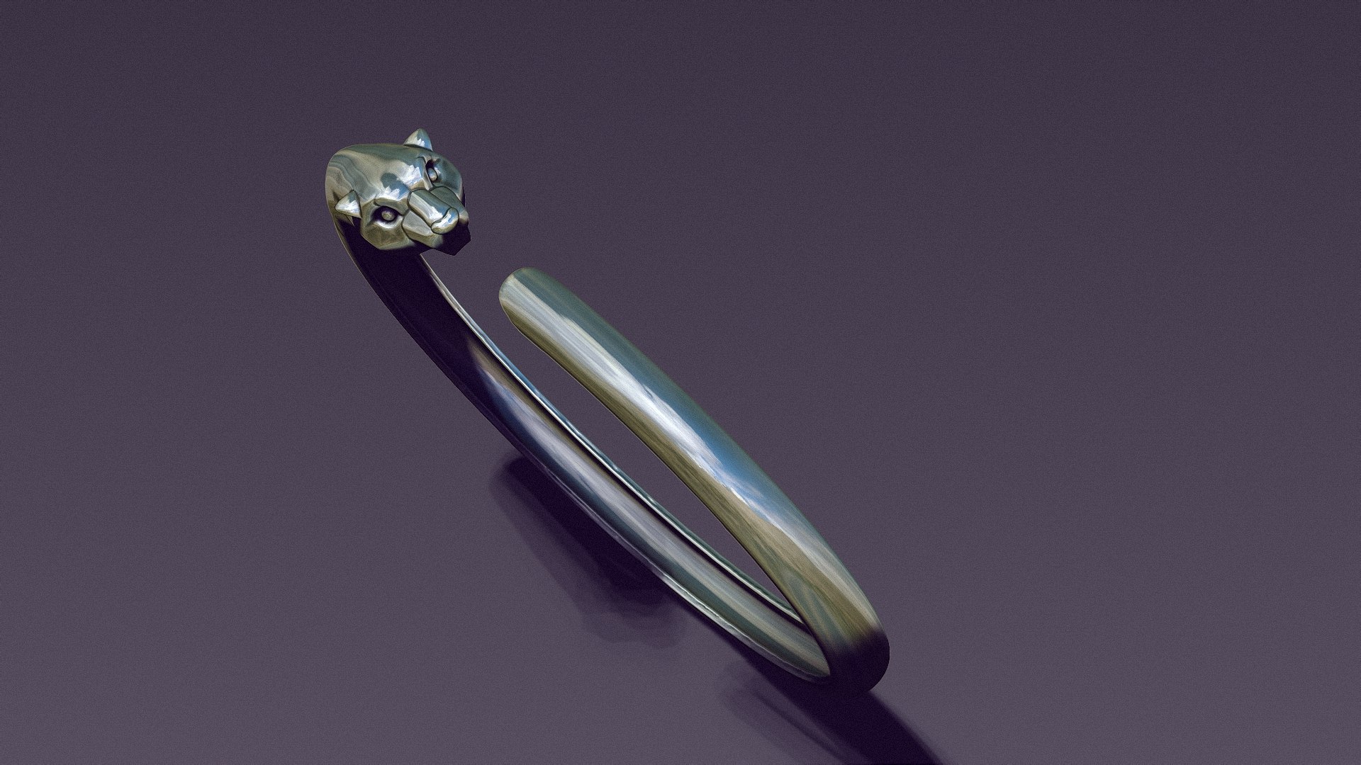 3D Panther Bracelet For Casting In Gold - TurboSquid 2455703