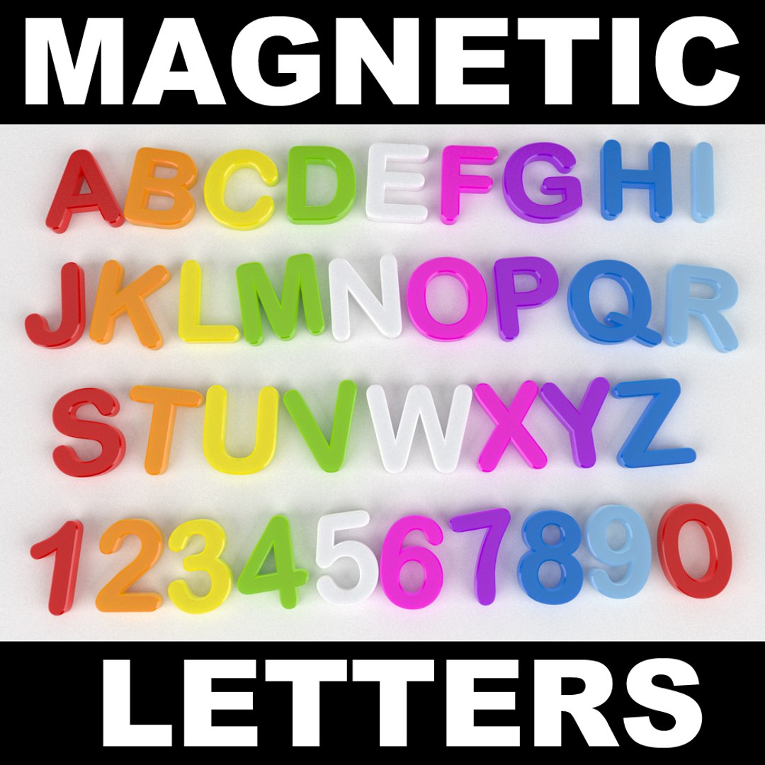 Magnetic Alphabet Max
