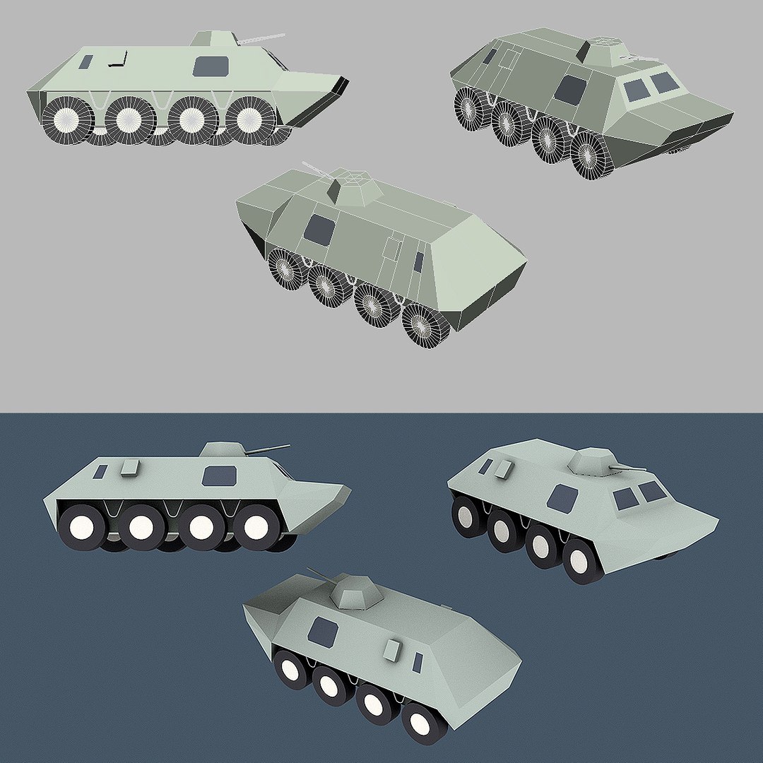 3d Army Military Combat Vehicles