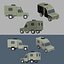 3d Army Military Combat Vehicles
