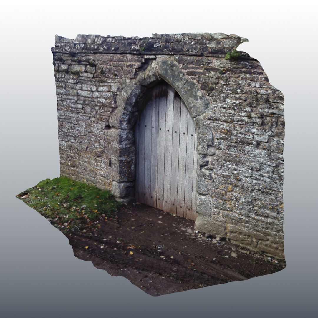 3d Medieval Scanned Door