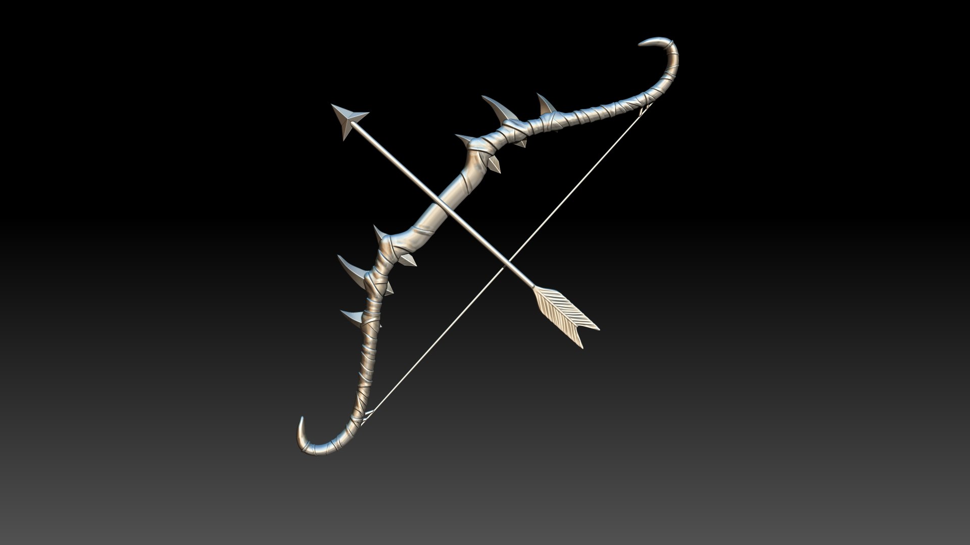 BOW AND ARROW TRIBAL WARRIOR 3D Print Model Model - TurboSquid 2155199