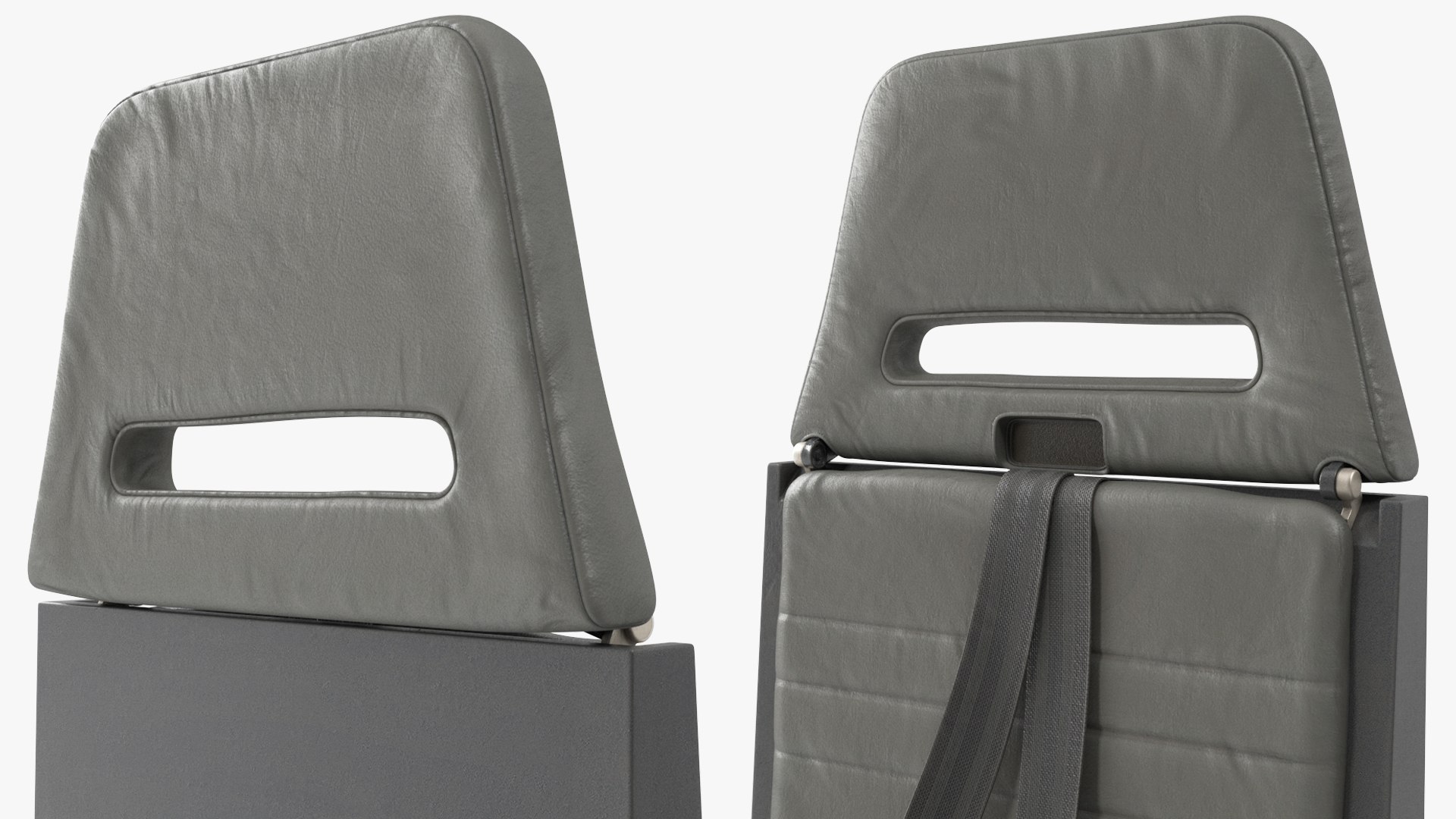 Aircraft Boeing Crew Seat Gray 3D - TurboSquid 2324177