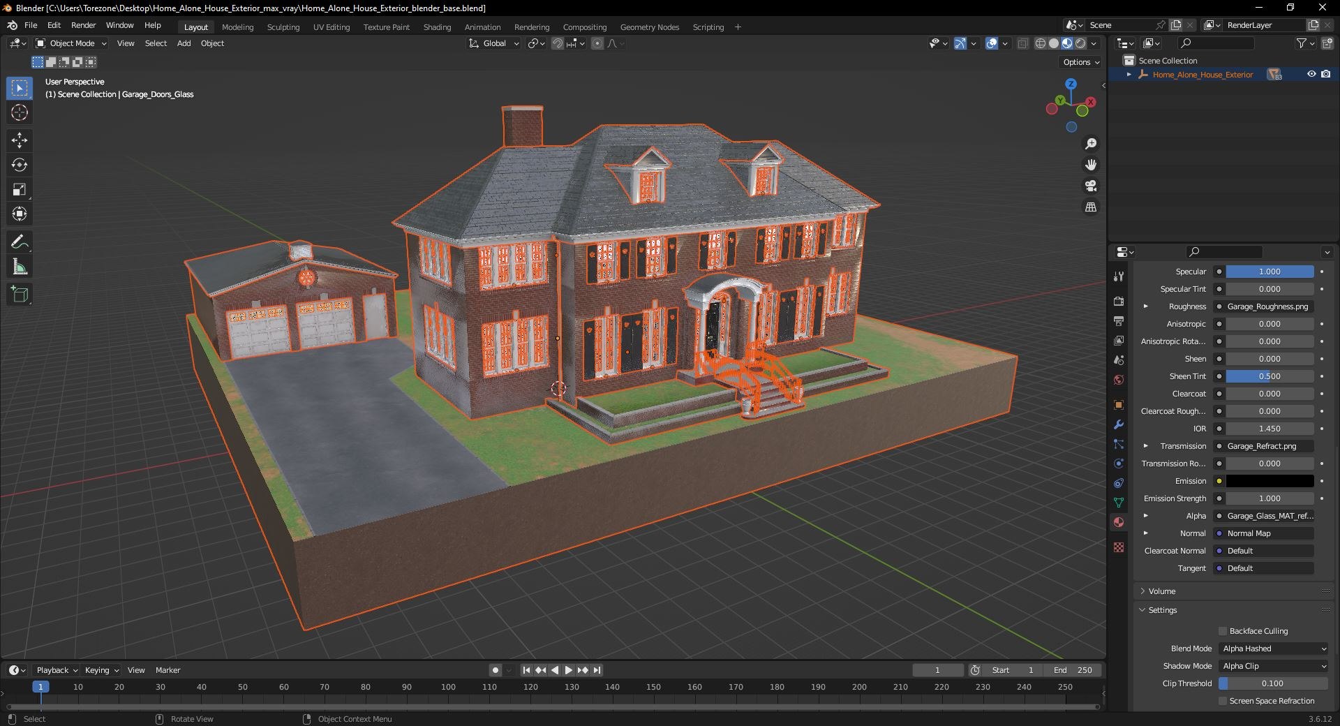 Home Alone House Exterior 3D Model - TurboSquid 2389919
