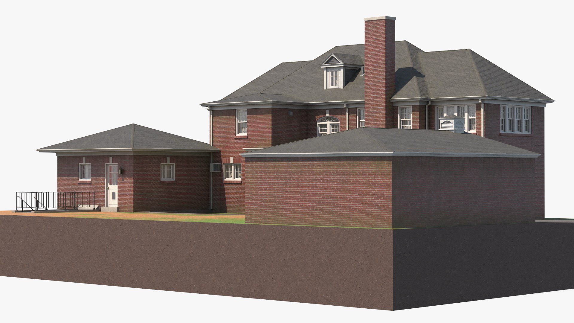 Home Alone House Exterior 3D Model - TurboSquid 2389919