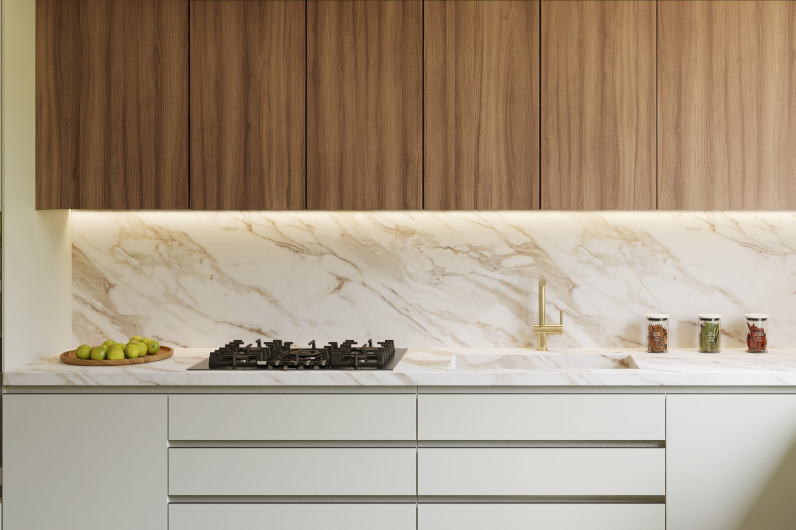 3D Modern L-Shape Kitchen 3D model model - TurboSquid 2045338