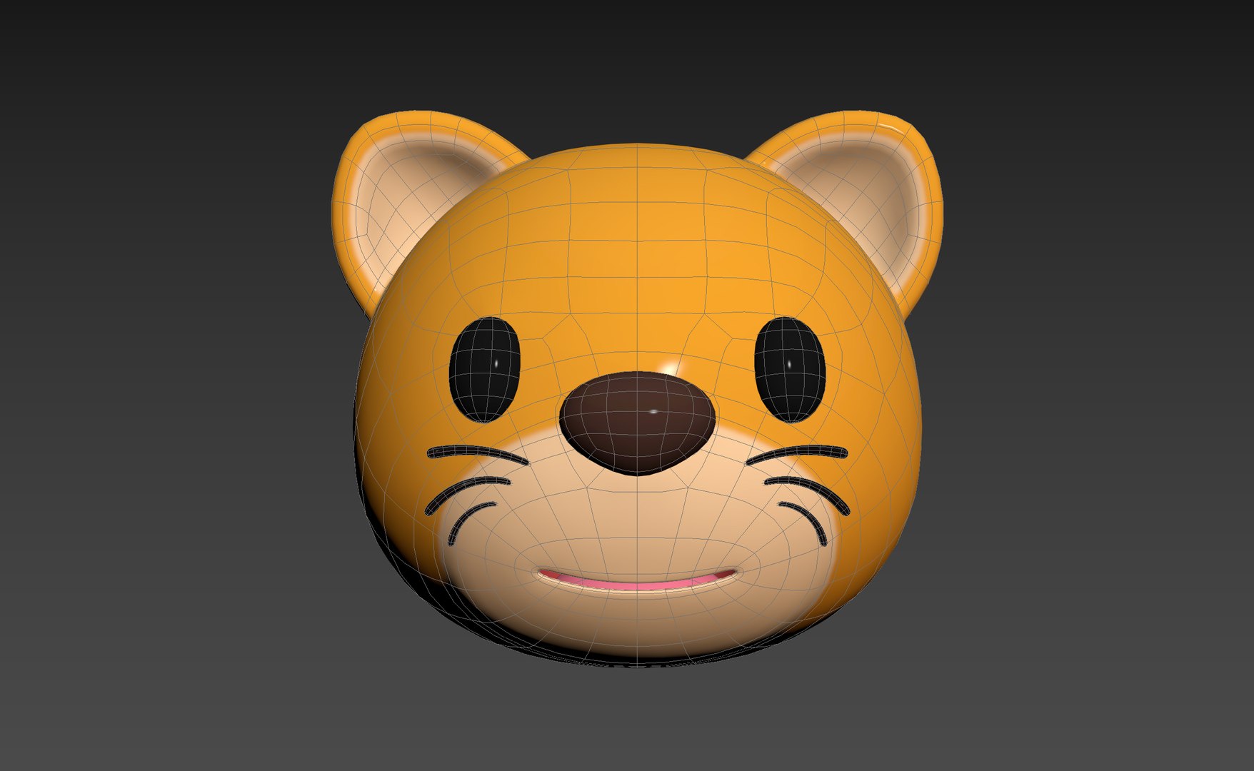 3D Cat Head Model - TurboSquid 1746594