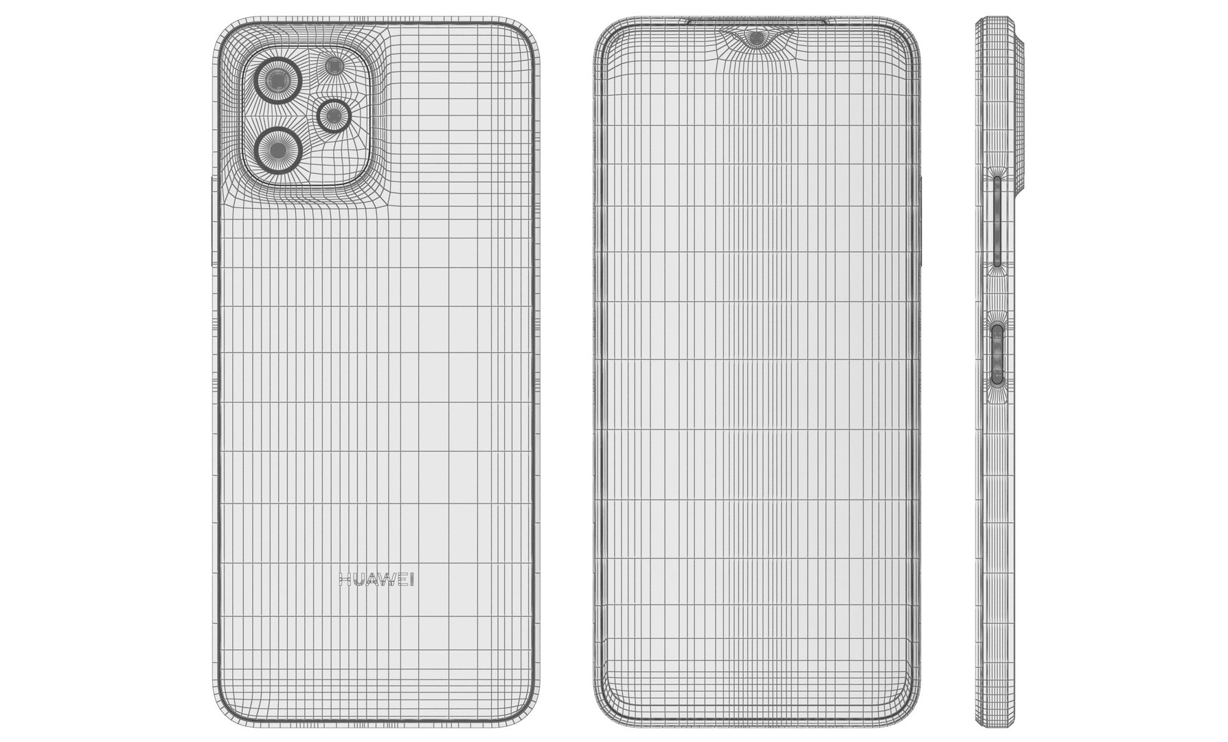 Huawei Nova Y61 Green 3D model - TurboSquid 1994448