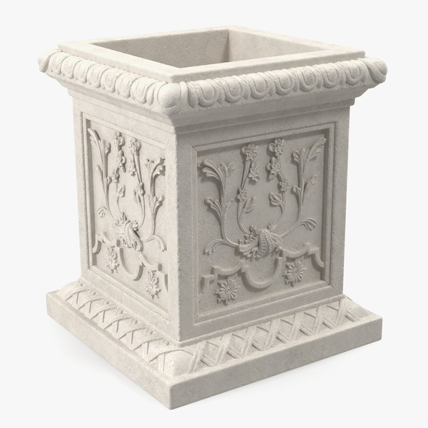 Provence Planter Box h50 3D model - TurboSquid 1930816