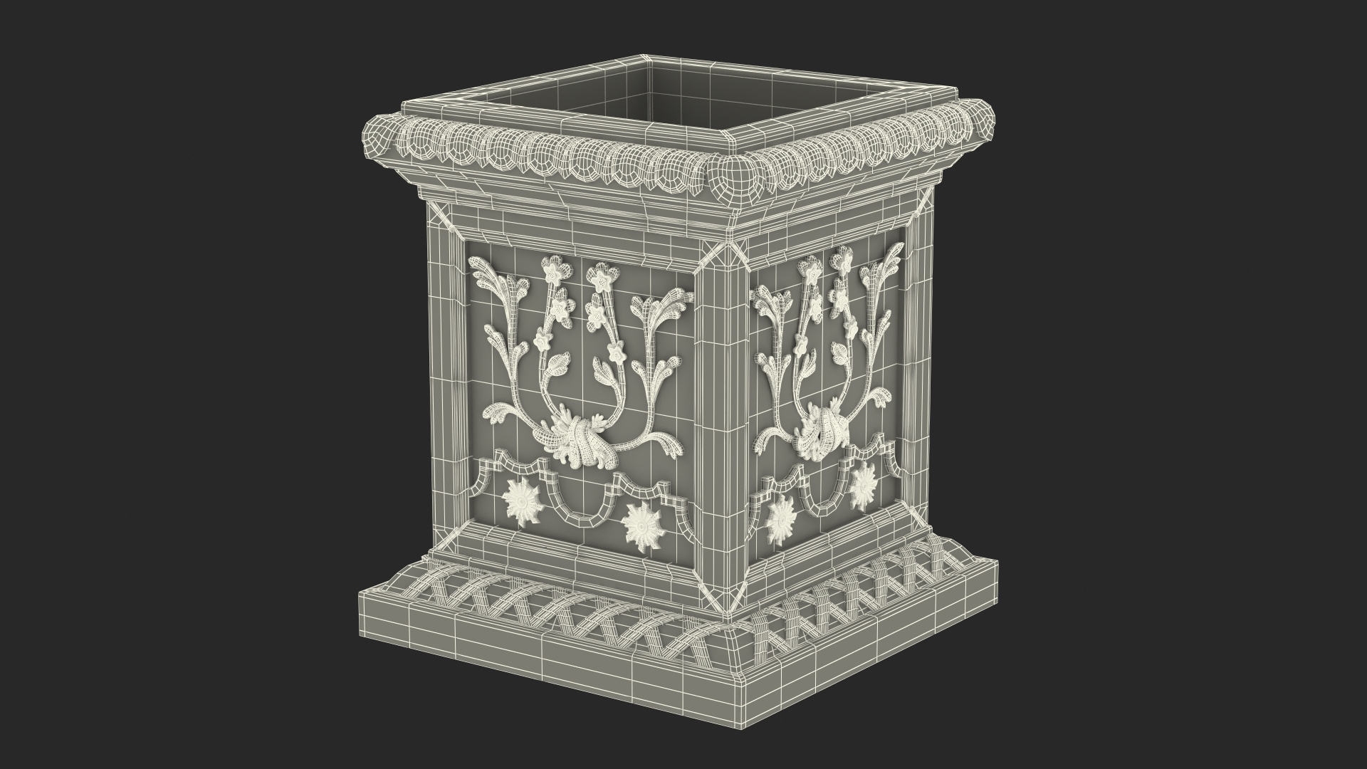 Provence Planter Box H50 3D Model - TurboSquid 1930816