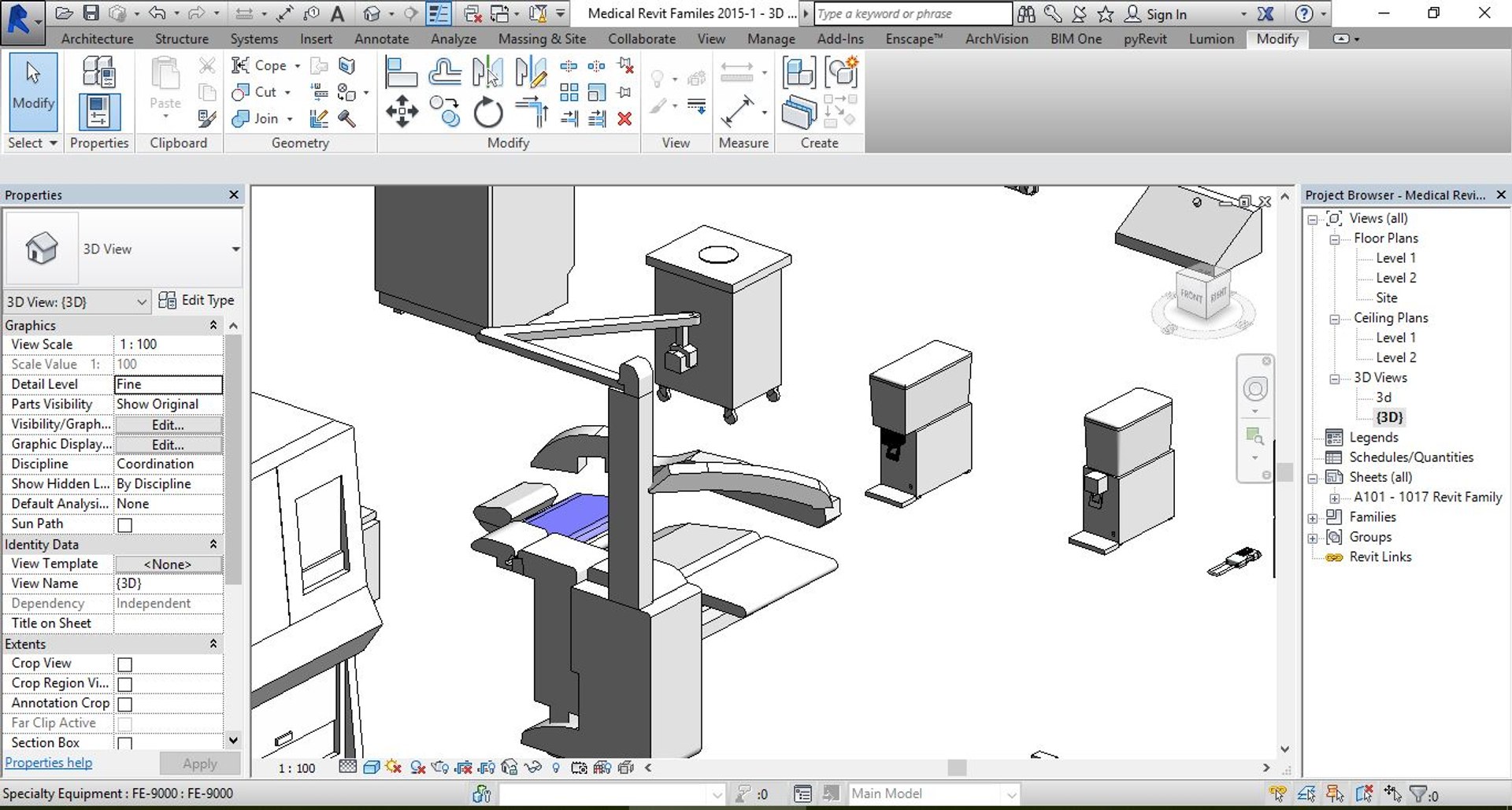 1016 medical equipment revit 3D model - TurboSquid 1295772